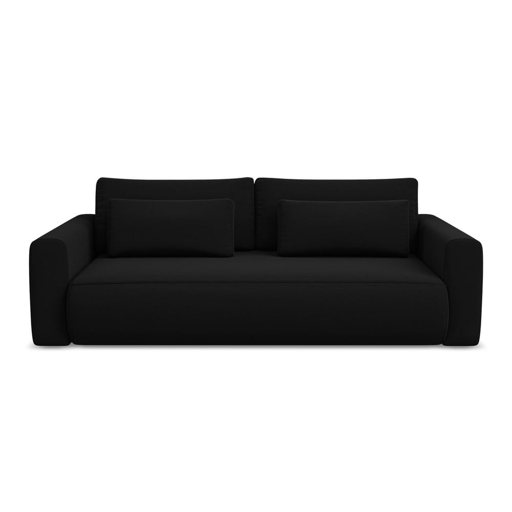 Divano nero allungabile/con contenitore con rivestimento in velluto 238 ...